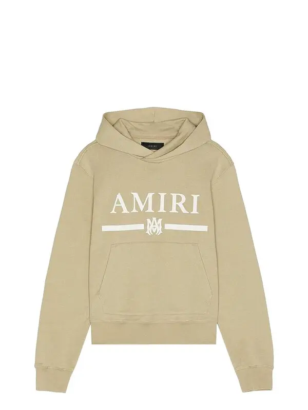Amiri Bar Logo Hoodie - Tan