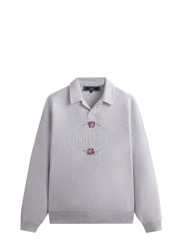 Kith Nelson Collared Pullover - Grey
