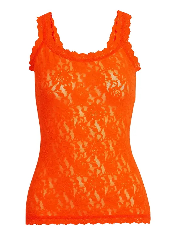 Hanky Panky Stretch-lace Camisole - Orange