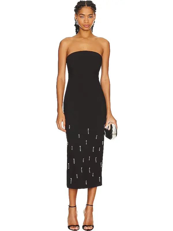 Likely Benny Bengaline Dress - Black