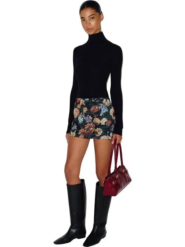 REFORMATION Carla Low Waist Mini Skirt - Multi