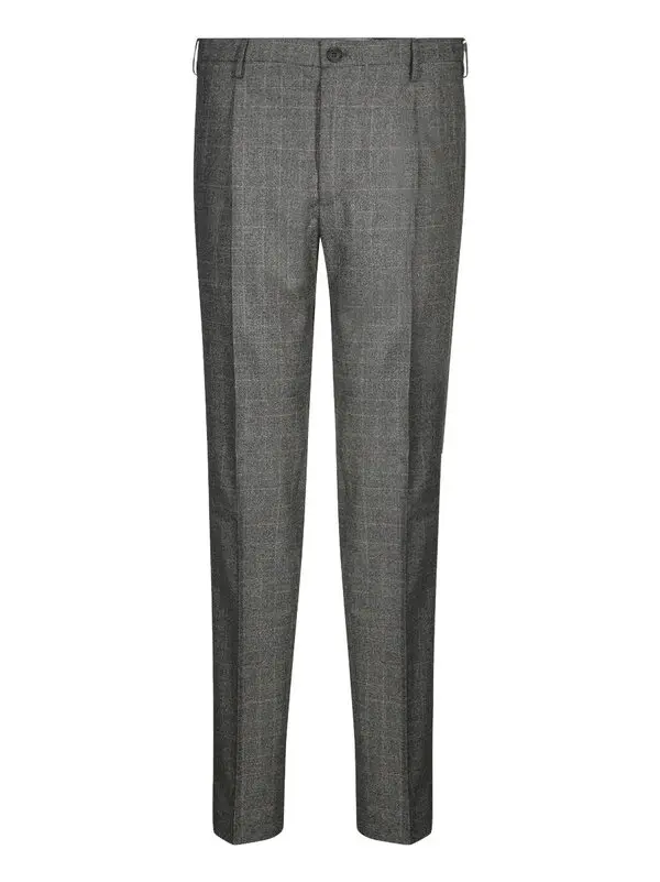 Incotex Flat Front Trousers - Grey