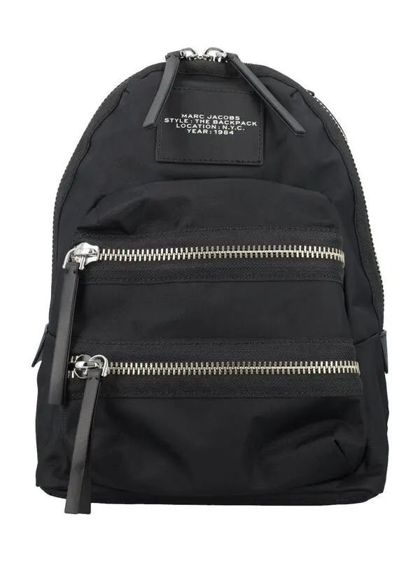 Marc Jacobs The Biker Nylon Medium Backpack - Black