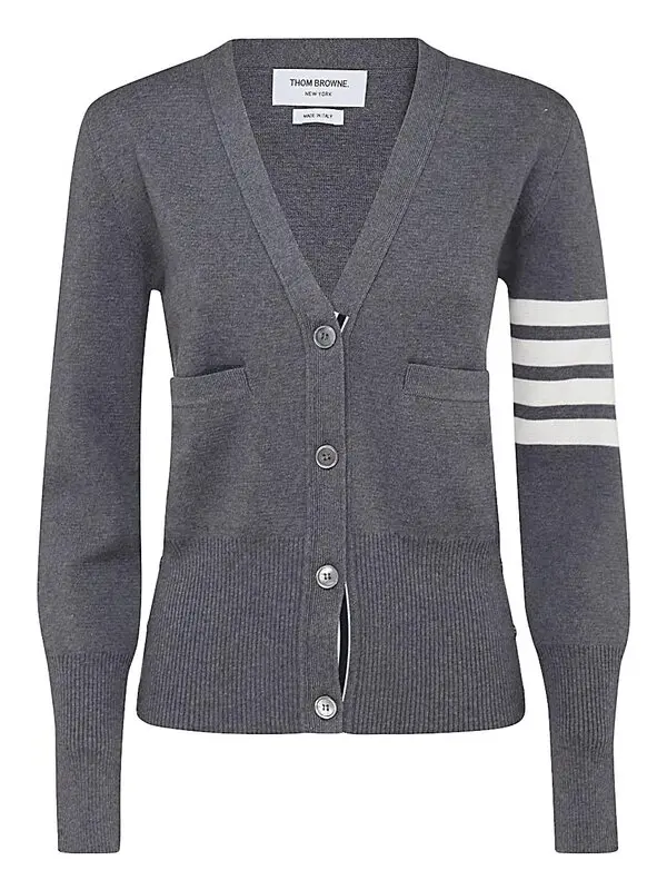Thom Browne Med Wool Knitwear - Grey