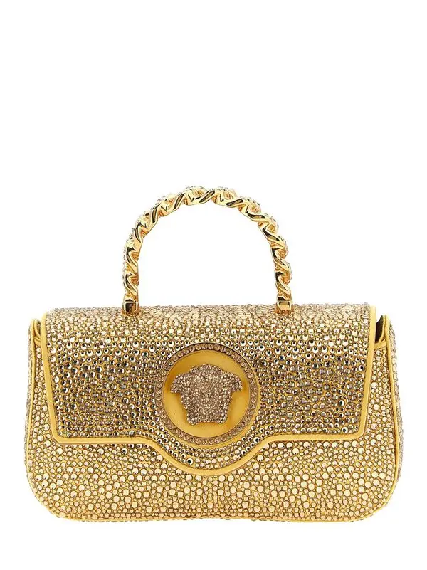 Versace La Medusa Mini Handbag - Gold