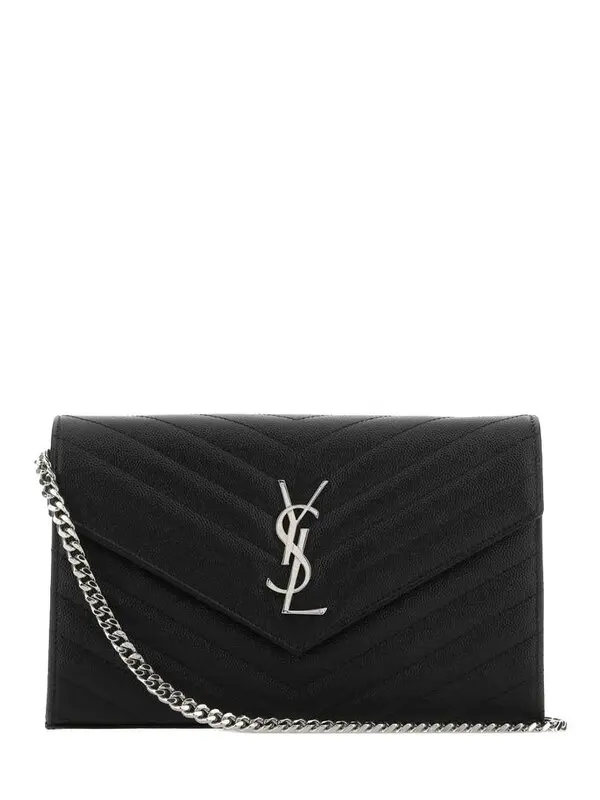 Saint Laurent Handheld Clutch - Black