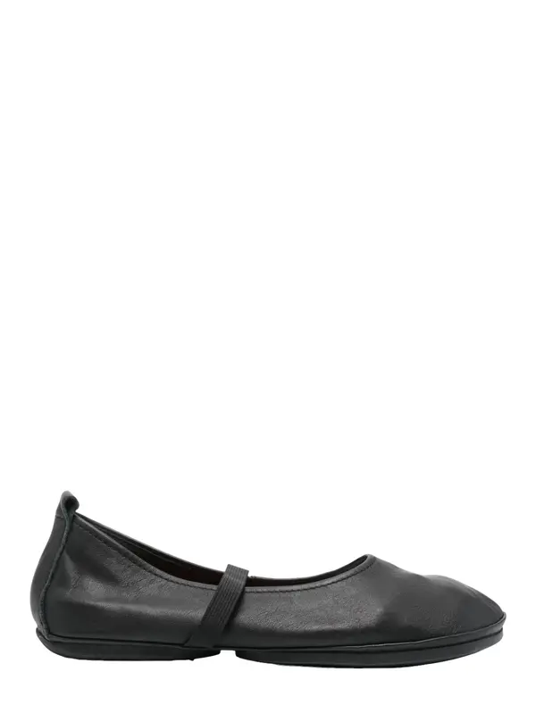 Camper Right Nina Leather Ballerinas - Black