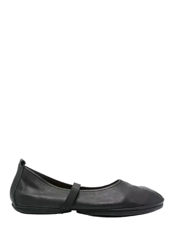 Camper Right Nina Leather Ballerinas - Black