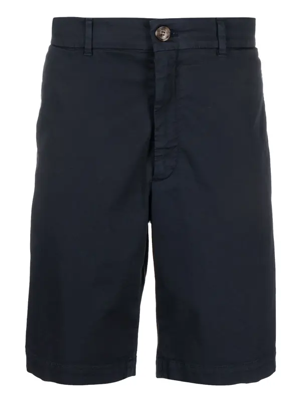 Brunello Cucinelli Twill Bermuda Shorts - Blue