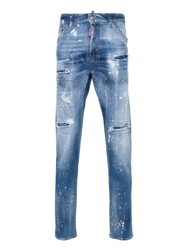 Dsquared2 Cool Guy Distressed Jeans - Blue