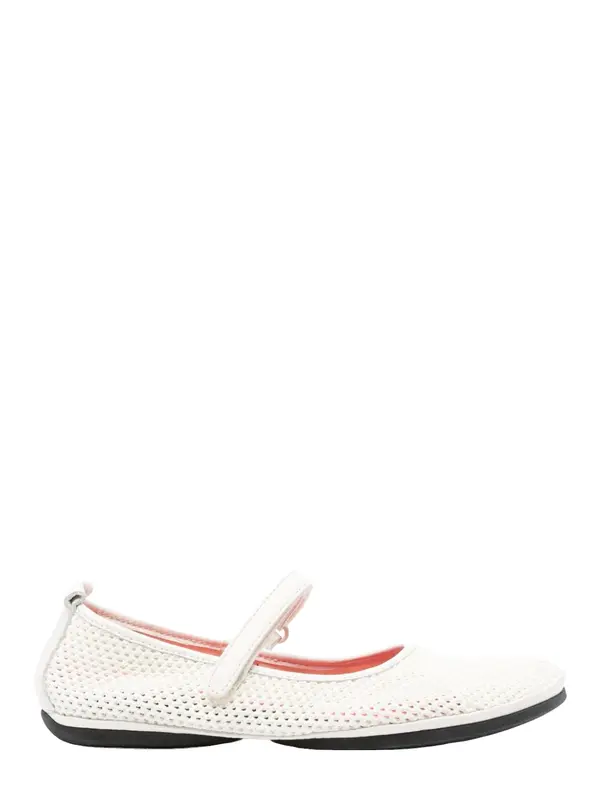Camper Right Nina Mesh Ballerinas - White