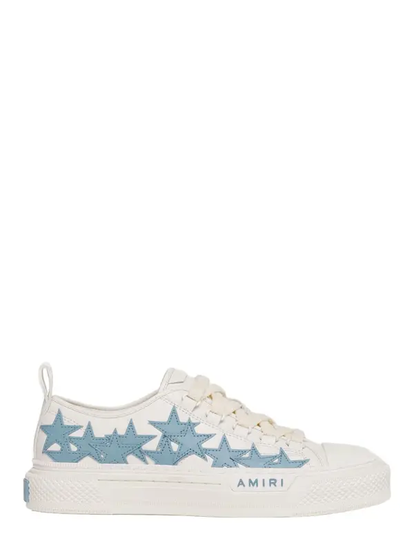 Amiri Stars Leather Sneakers - Ocean Sky