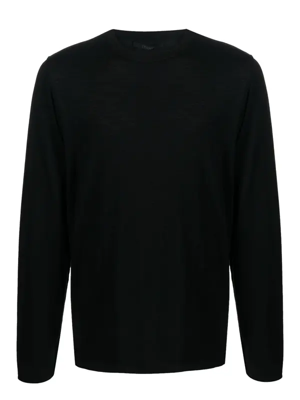 Transit Long-sleeved Wool Jumper - Black