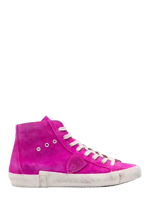 Philippe Model Logo-patch Sneakers - Pink