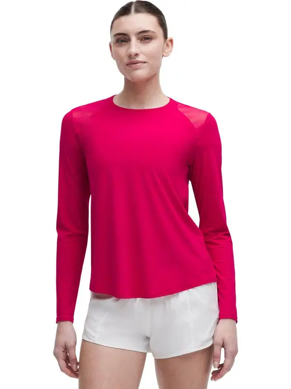 Lululemon Sculpt Long-sleeve Shirt - Mulberry Spark