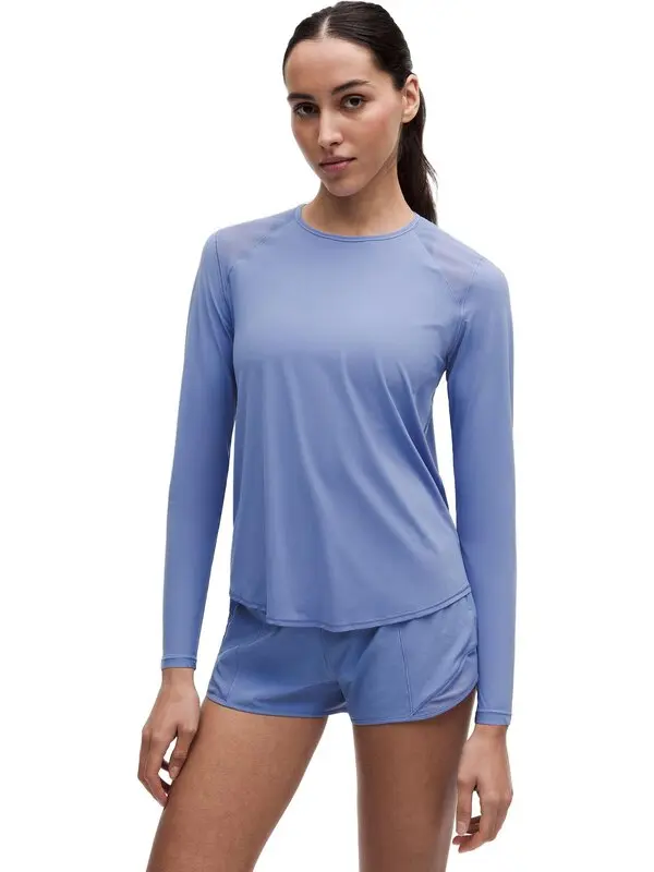 Lululemon Sculpt Long-sleeve Shirt - Prep Blue