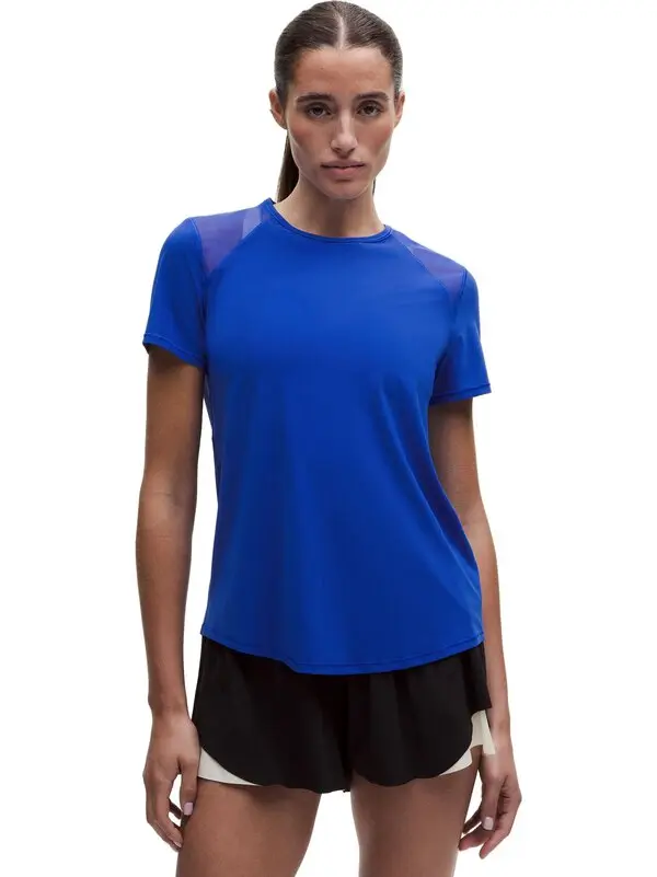 Lululemon Sculpt Short-sleeve T-shirt - Beach Ball Blue