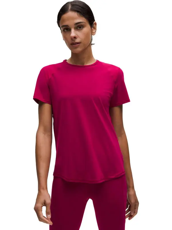 Lululemon Sculpt Short-sleeve T-shirt - Berry Rumble
