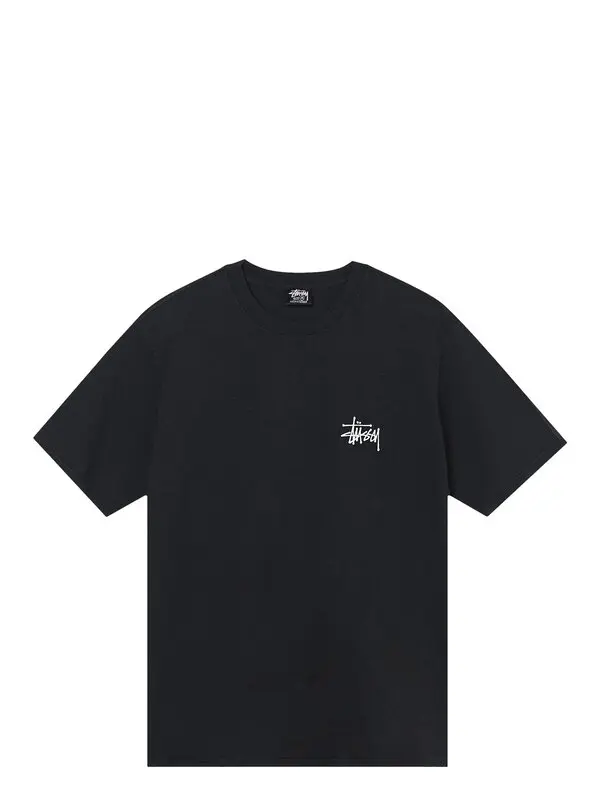 StÜssy Basic Pigment Dyed Tee - Black
