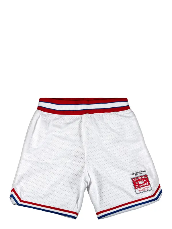 Supreme X Mitchel And Ness Basketball Short - White
