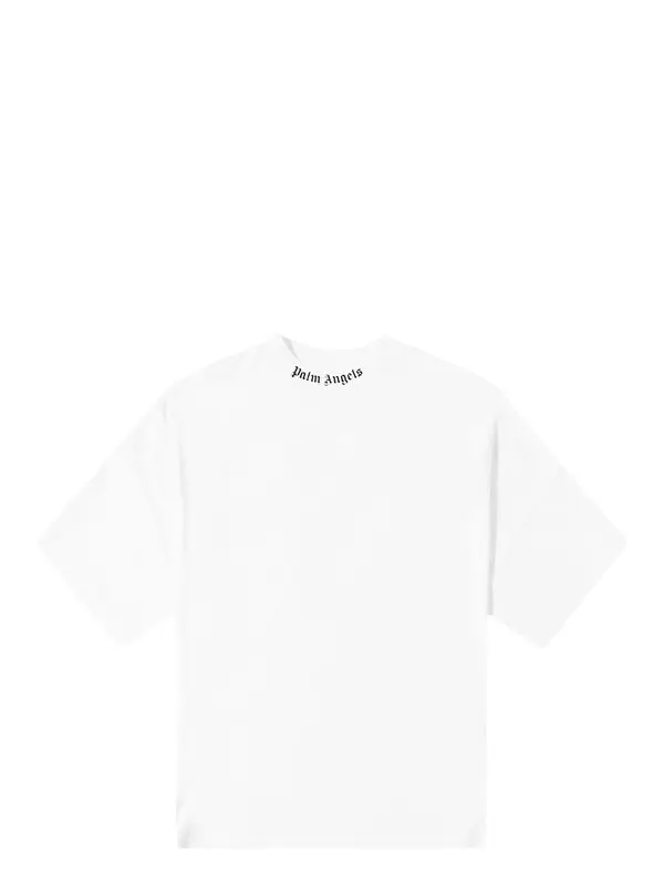 Palm Angels Classic Logo Over Tee /black - White