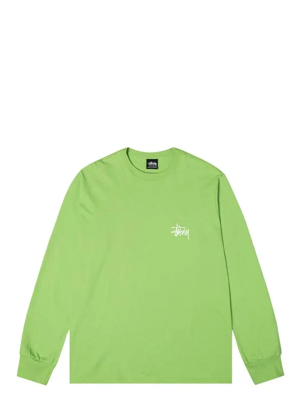 StÜssy Basic Long-sleeve Tee 'tea - Green
