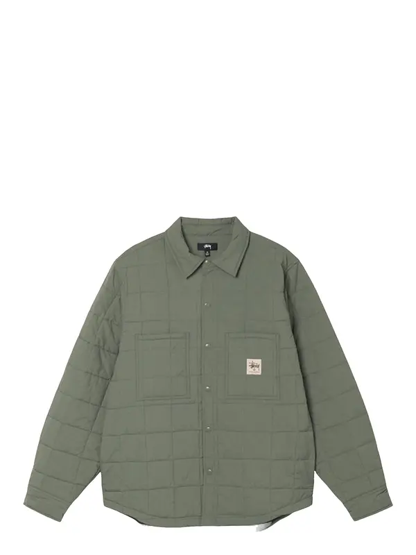 StÜssy Quilted Fatigue Shirt - Green