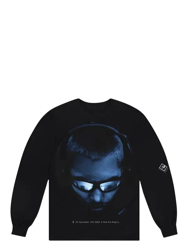 CACTUS JACK BY TRAVIS SCOTT Corrupted Long-sleeve T-shirt - Black