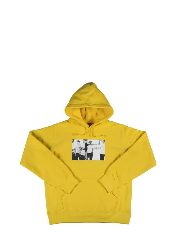Supreme Classic Ad Hooded Sweatshirt - Yellow