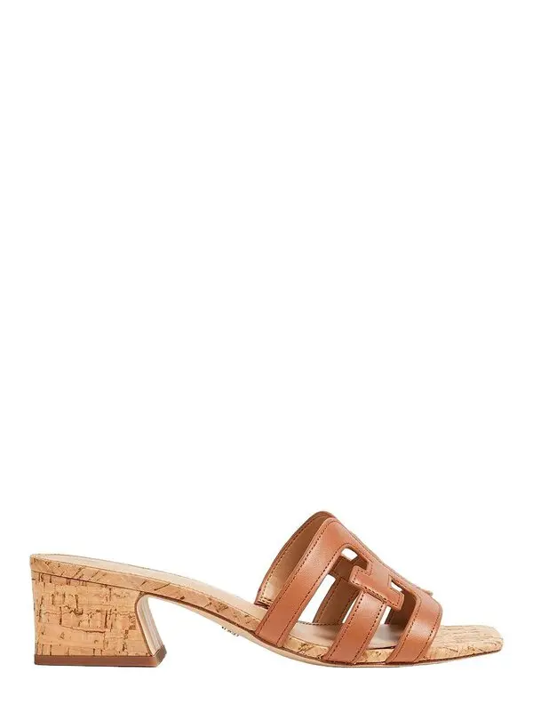 Sam Edelman Winslow Leather Mules - Light Brown