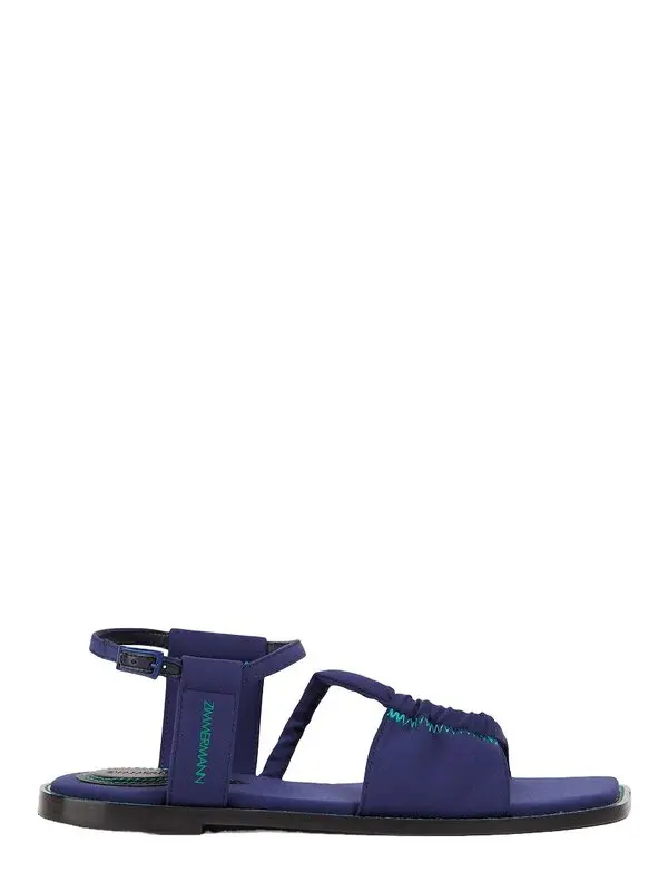 Zimmermann Scuba Sandals - Indigo