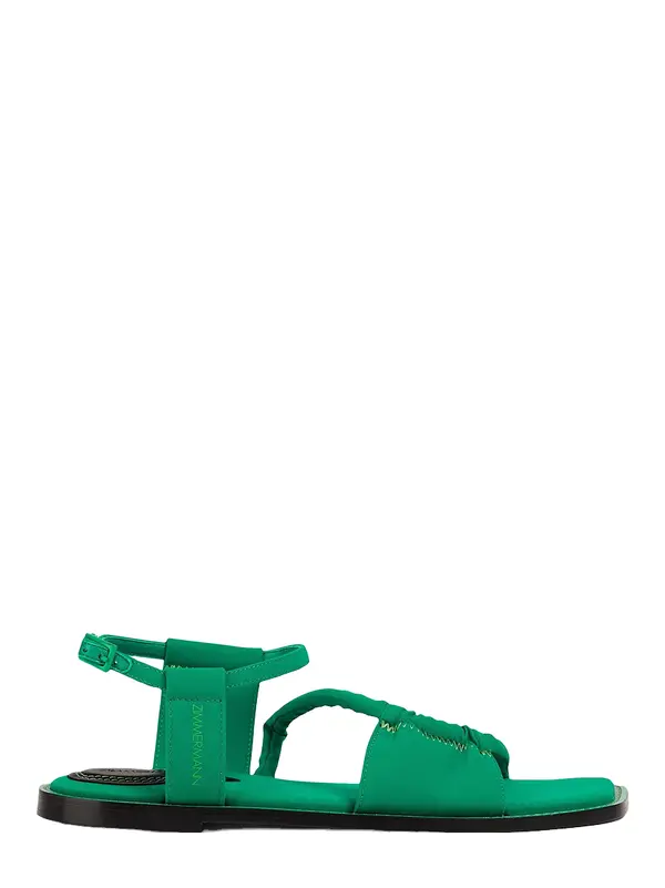 Zimmermann Scuba Sandals - Jade