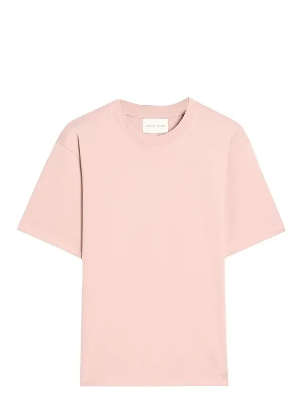Loulou De Saison Pima Cotton-jersey T-shirt - Antique Rose