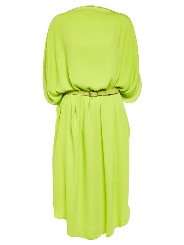 MAISON MARGIELA Belted Midi Dress - Green
