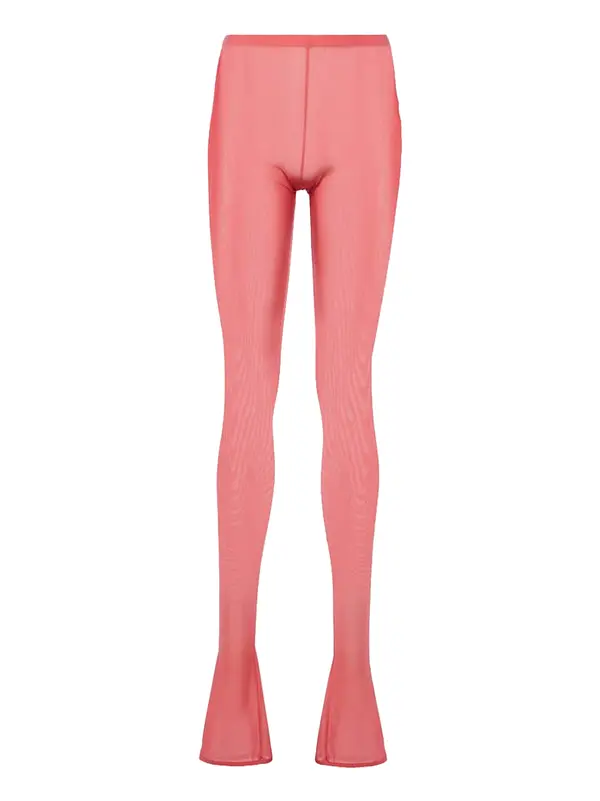 Blumarine Semi-sheer Leggings - Pink