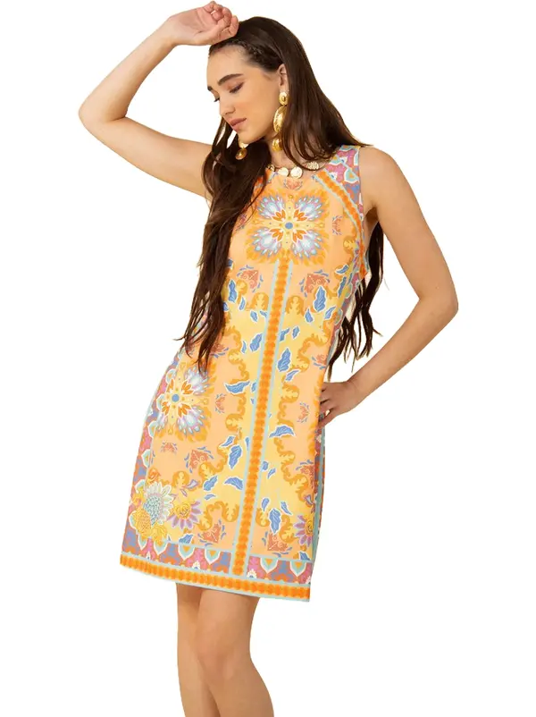 Hale Bob Bella Jersey Mini Dress - Yellow