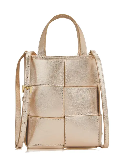 Gigi New York Chloe Mini Shopper - Metallic