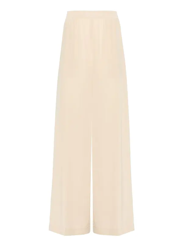 JOSEPH Silk Wide-leg Trousers - Neutrals