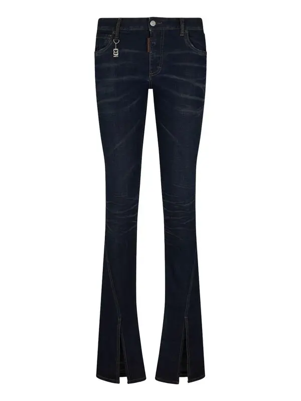 Dsquared2 Icon Charm Flared Jeans - Blue