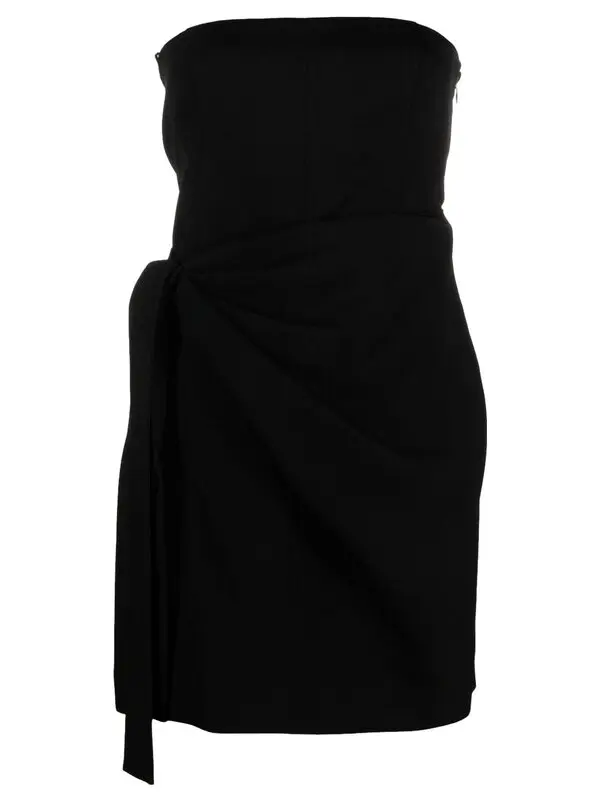 Gauge81 Natal Knot-detail Mini Dress - Black