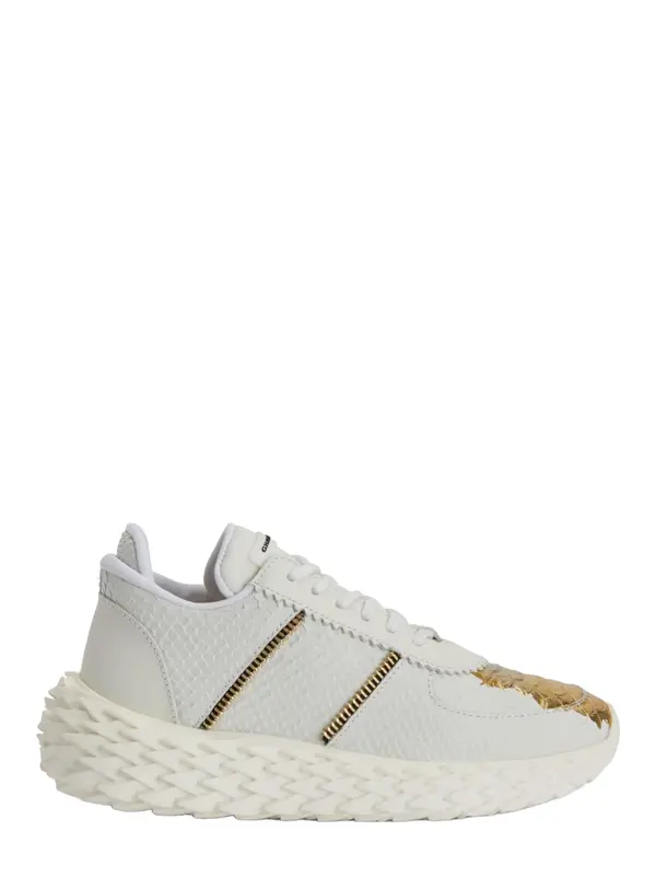 GIUSEPPE ZANOTTI Urchin Distressed Sneakers - White