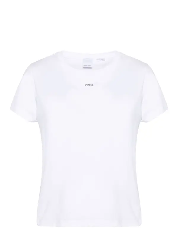 Pinko Logo-print T-shirt - White