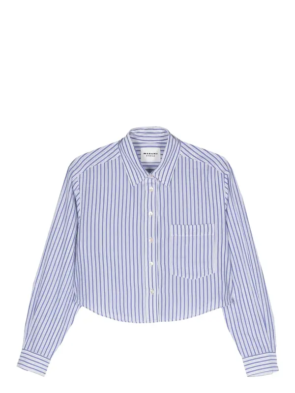 MARANT ETOILE Eliora Striped Shirt - Blue