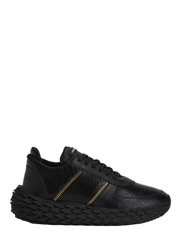 GIUSEPPE ZANOTTI Urchin Leather Sneakers - Black