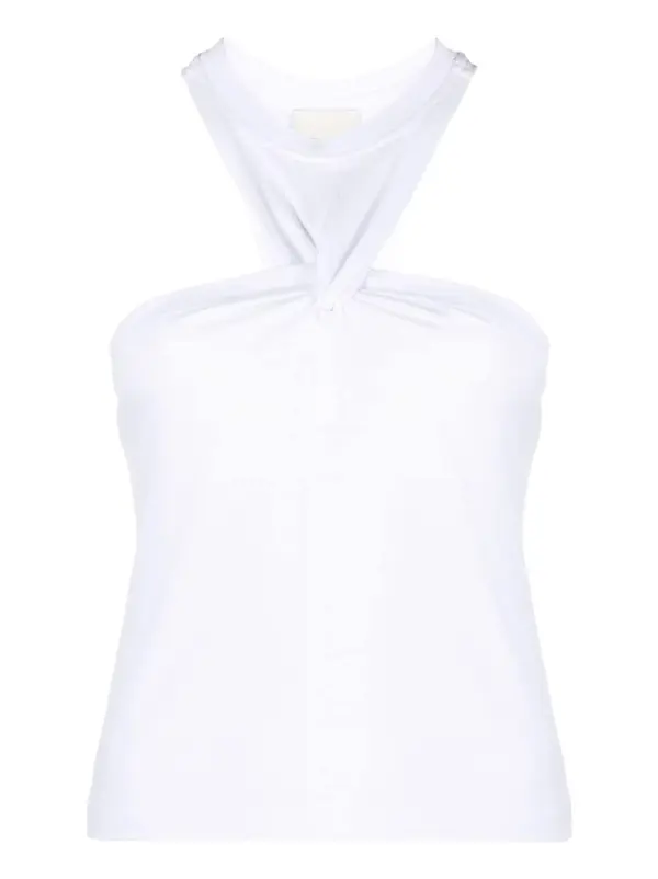 Isabel Marant Zineba Knotted Tank Top - White