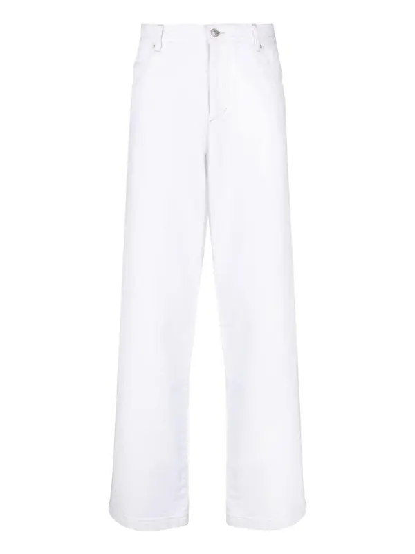 MARANT Jorje Straight-leg Jeans - White