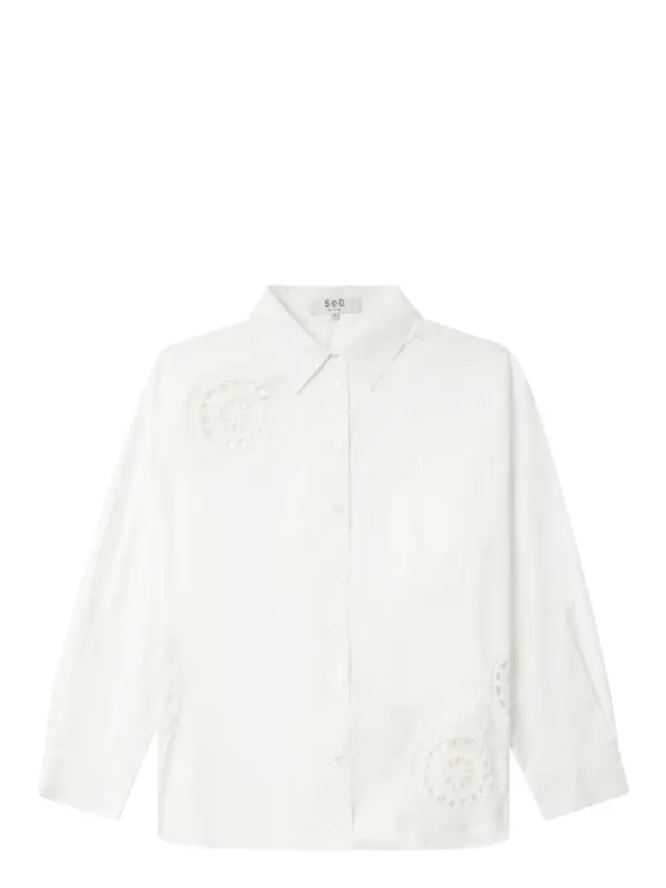 Sea Joy Cotton Shirt - White