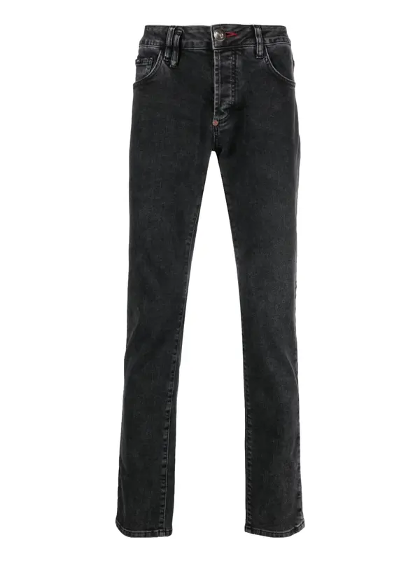 Philipp Plein Straight-leg Jeans - Grey
