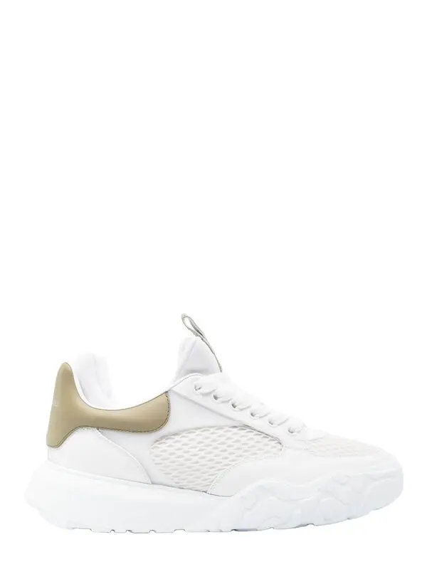 Alexander McQueen Panelled Chunky Sneakers - White