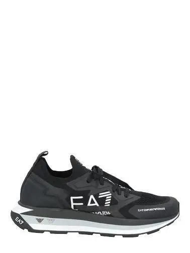 EA7 Polyester And Thermoplastic Polyurethane Sneakers - Black